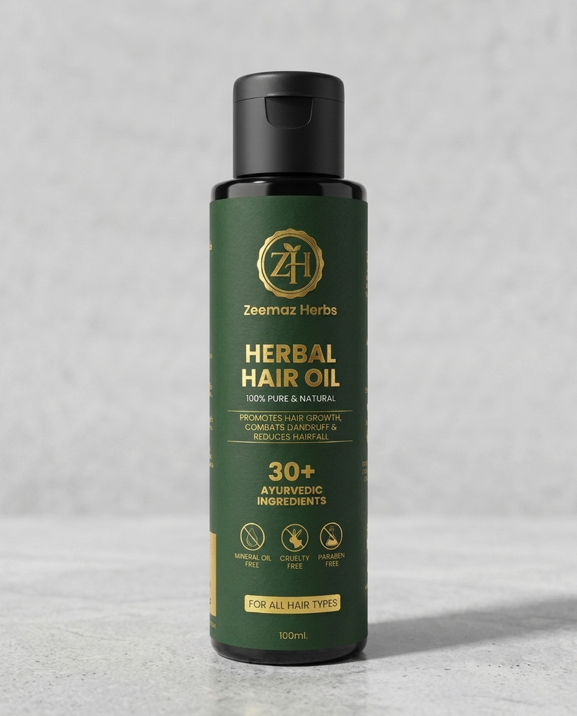 Herbal Hair Oil – Zeemaz Herbs